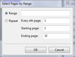 Select Pages by Range